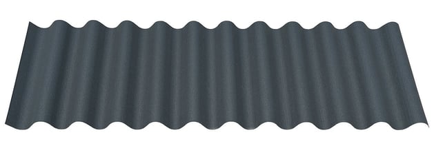 Corrugated Black Zinc Matte® | Metal Roofing | Siding Panels