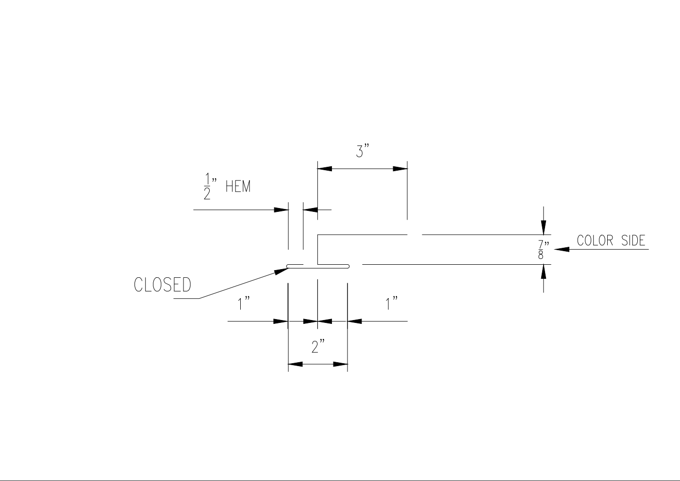 End Splice Detail | Board & Batten Metal Soffit Panel