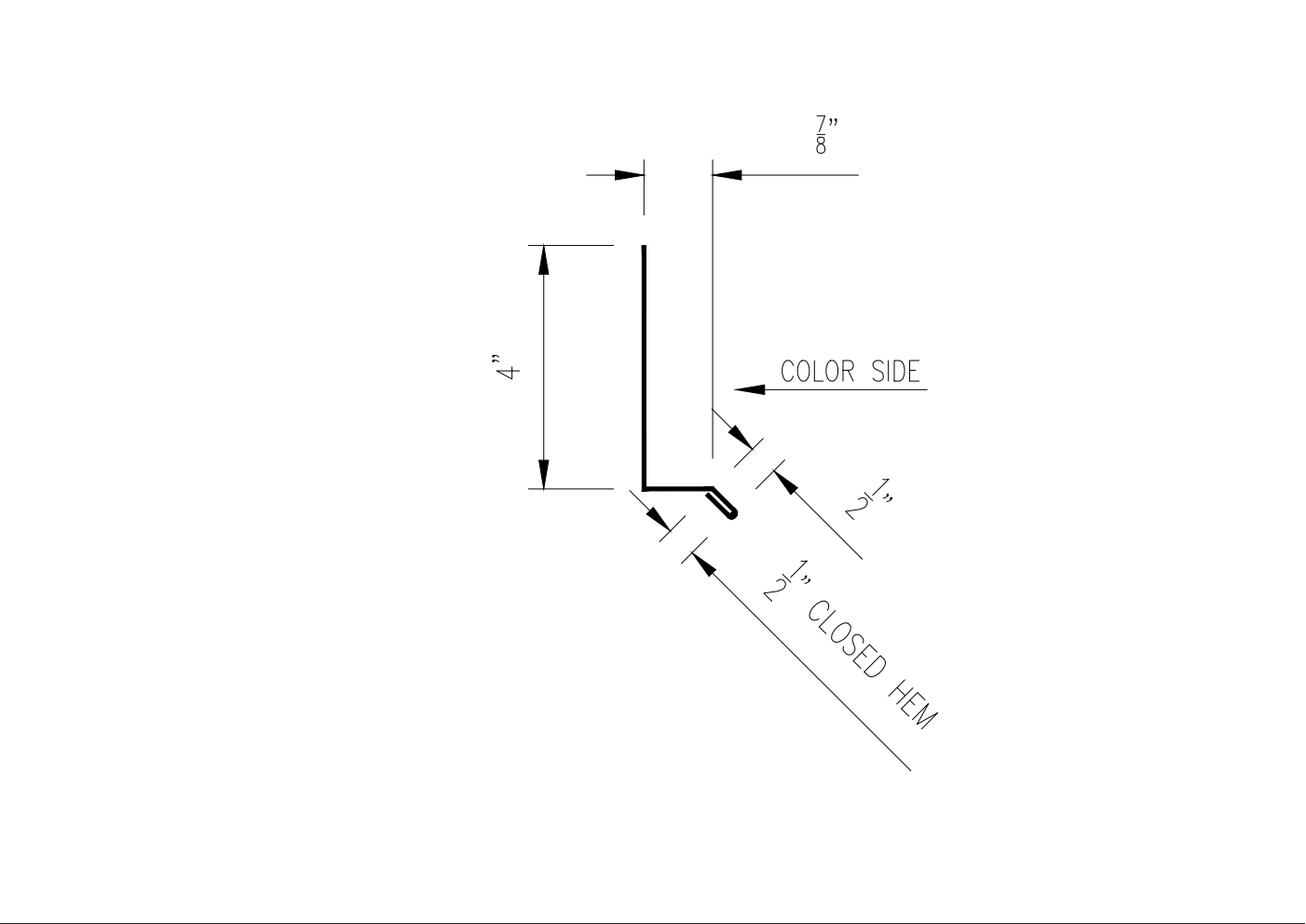 Base Trim - Vertical Installation | Board & Batten Metal Siding