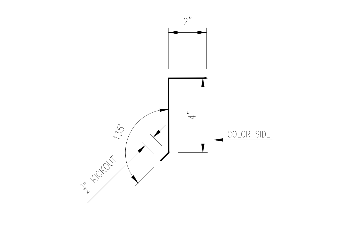 Parapet Wall - Horizontal Installation | Board & Batten Metal Siding