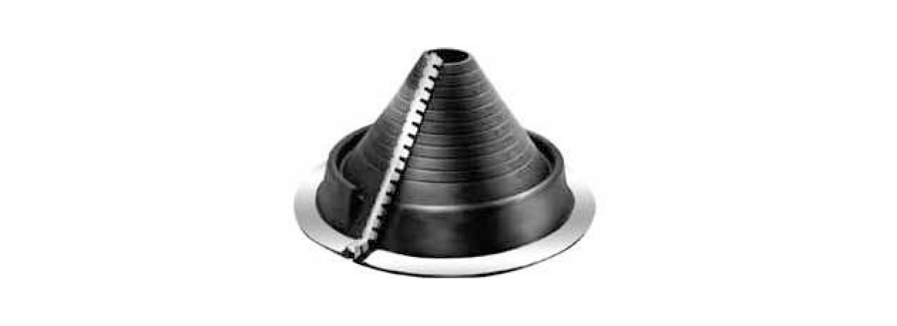 Retrofit Round Base Zipper Pipe Flashings