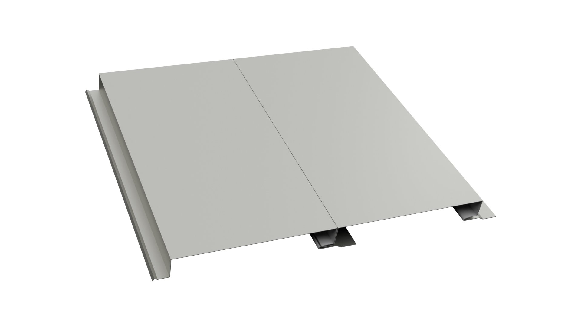 Metal Roofing, Siding, and Wall Panels in Ash Gray (PVDF Paint)