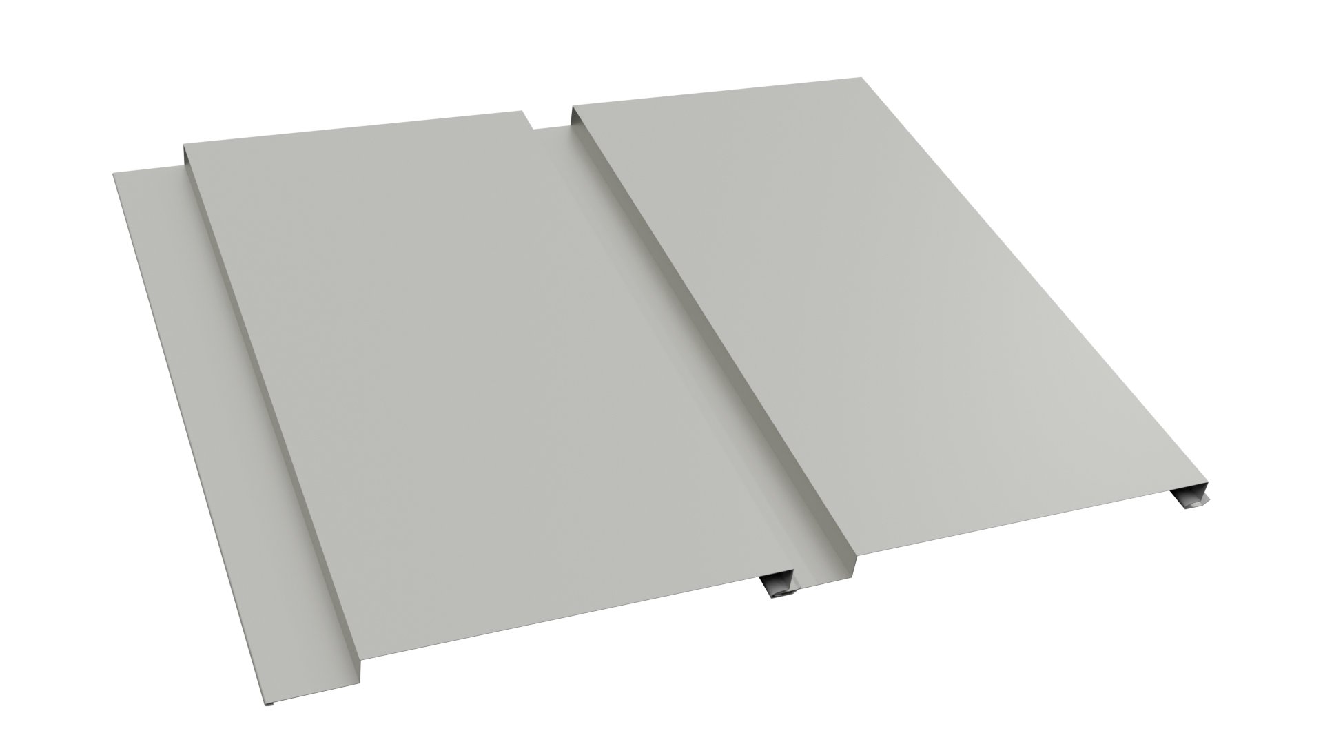 Metal Roofing, Siding, and Wall Panels in Ash Gray (PVDF Paint)