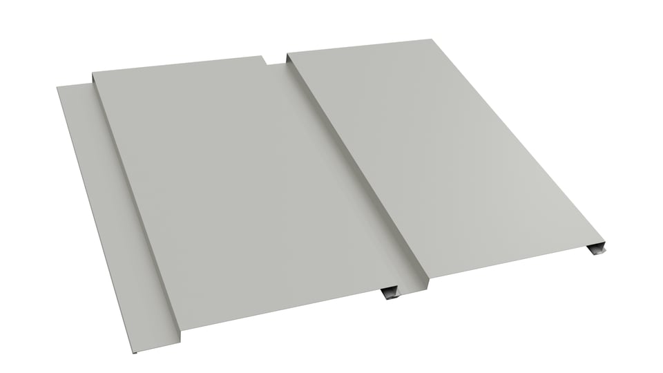 Metal Roofing, Siding, and Wall Panels in Ash Gray (PVDF Paint)