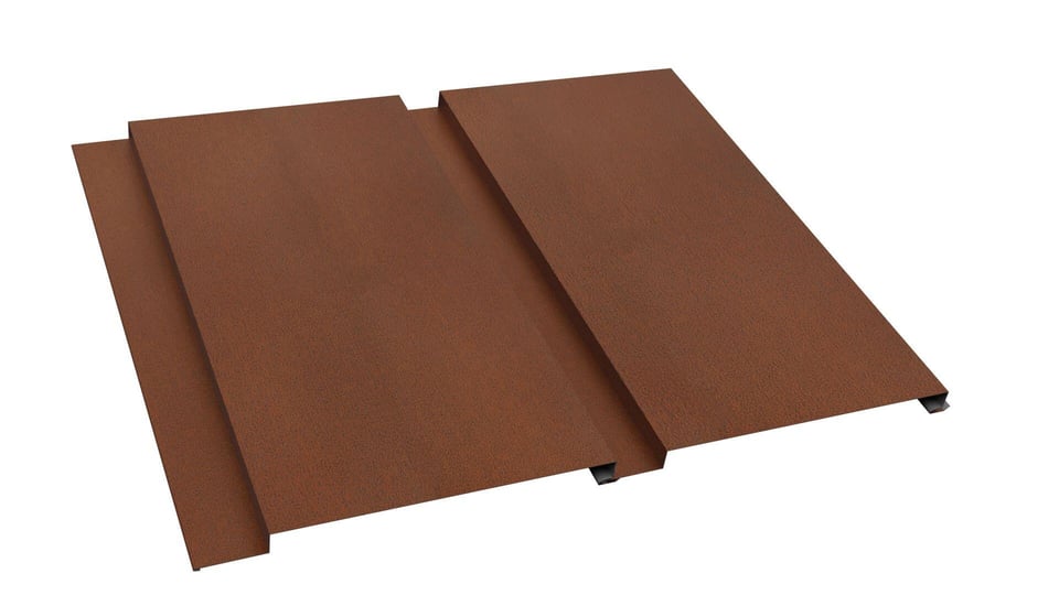 Black Copper Matte®. Painted To Look Like Orange and Brown Rust