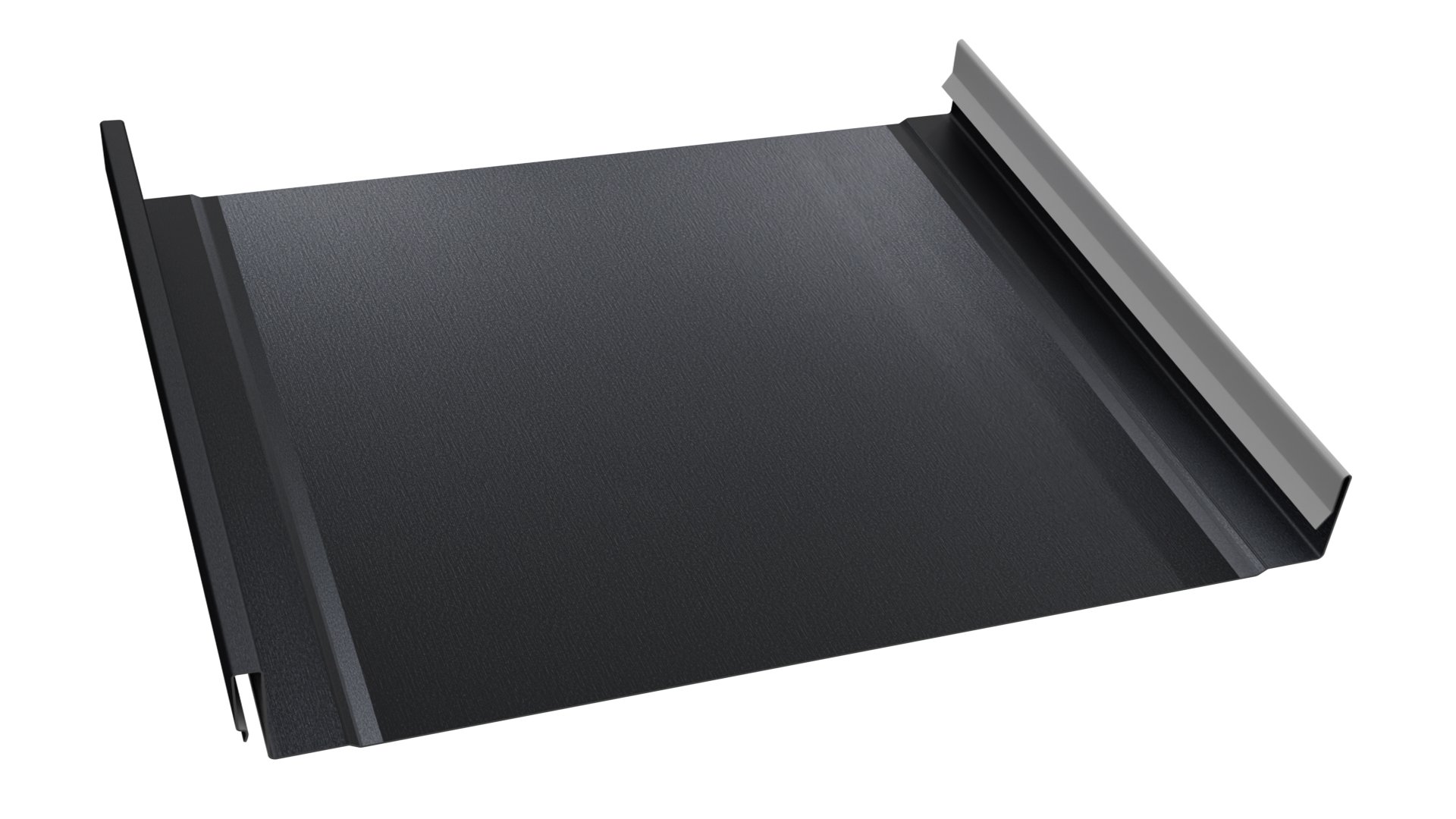 Black Ore Matte® Standing Seam Metal Roofing Panel