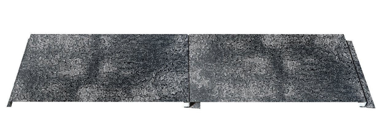 Blackened Steel Matte® - T-Groove® Flush Wall Panels