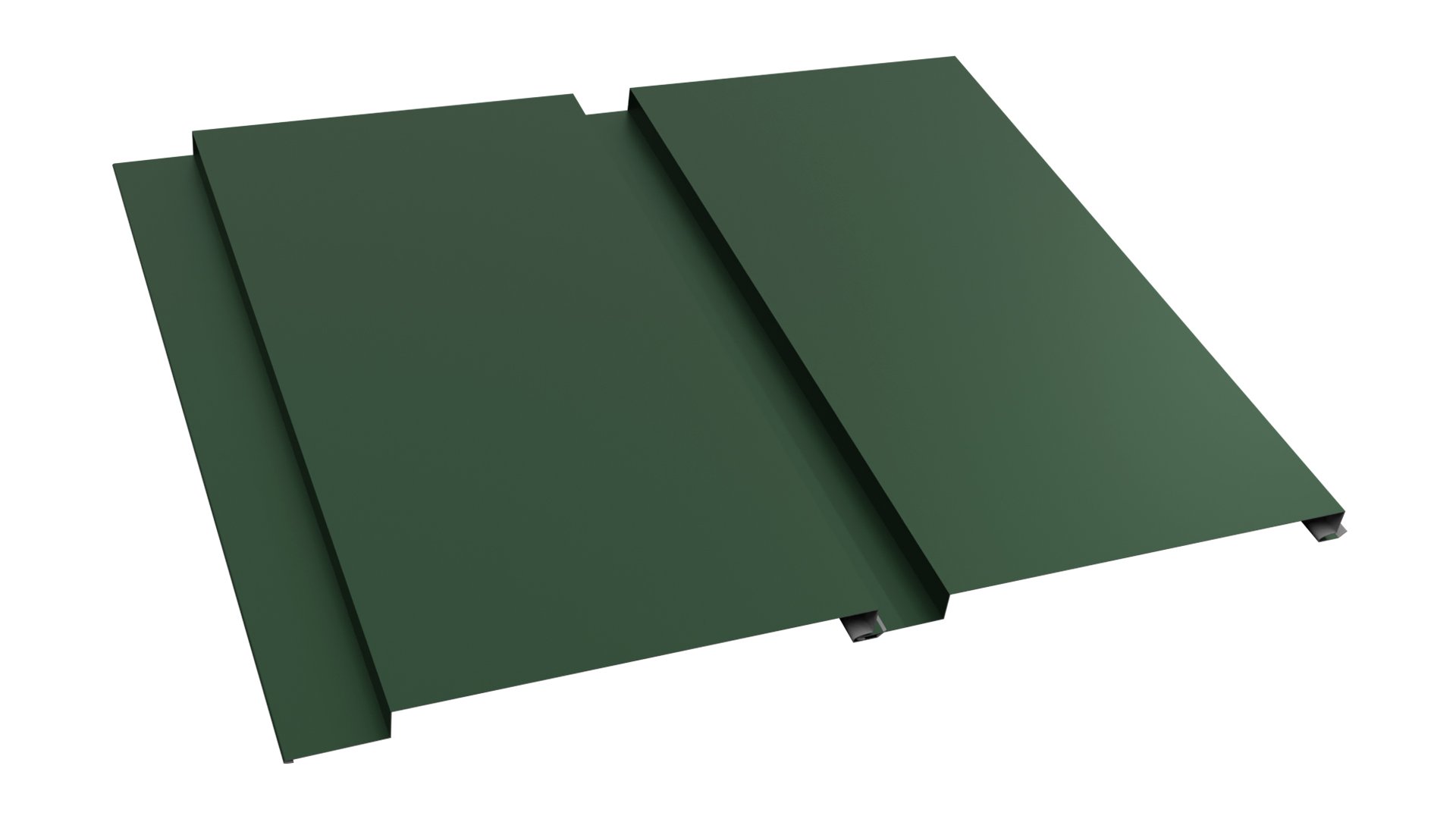 T-Groove® Metal Flush Wall & Soffit Panels in Classic Green Finish ...