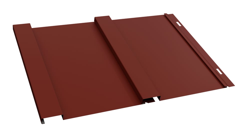 Metal Roofing, Siding, and Wall Panels in Colonial Red