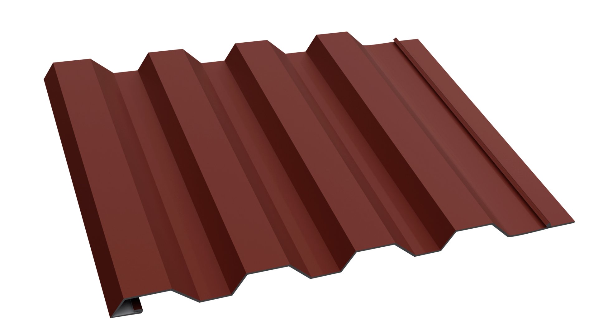 Metal Roofing, Siding, and Wall Panels in Colonial Red