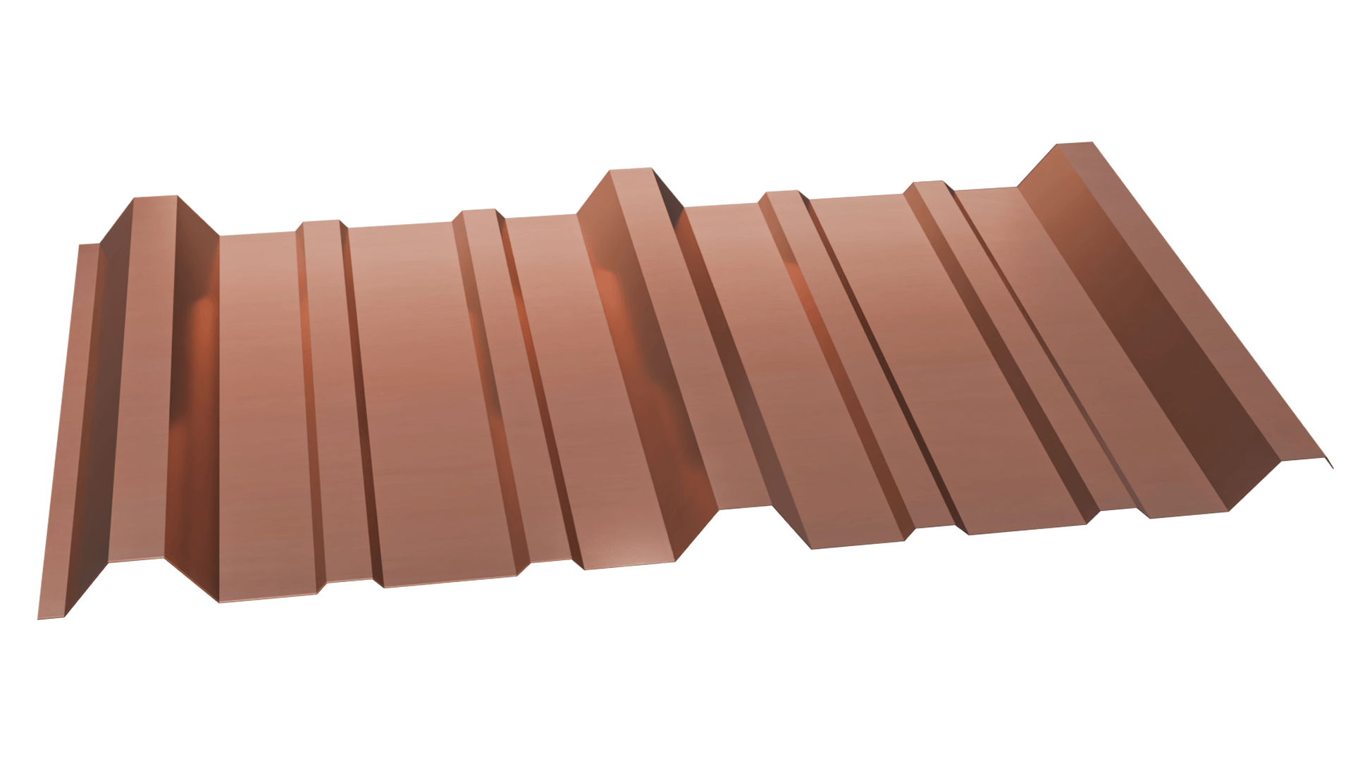 R Panel Copper | Roofing | Siding | Wall Panels | Fencing