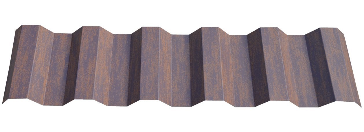 Corten AZP Raw®. Painted Panel Designed To Look Like Aged Corten