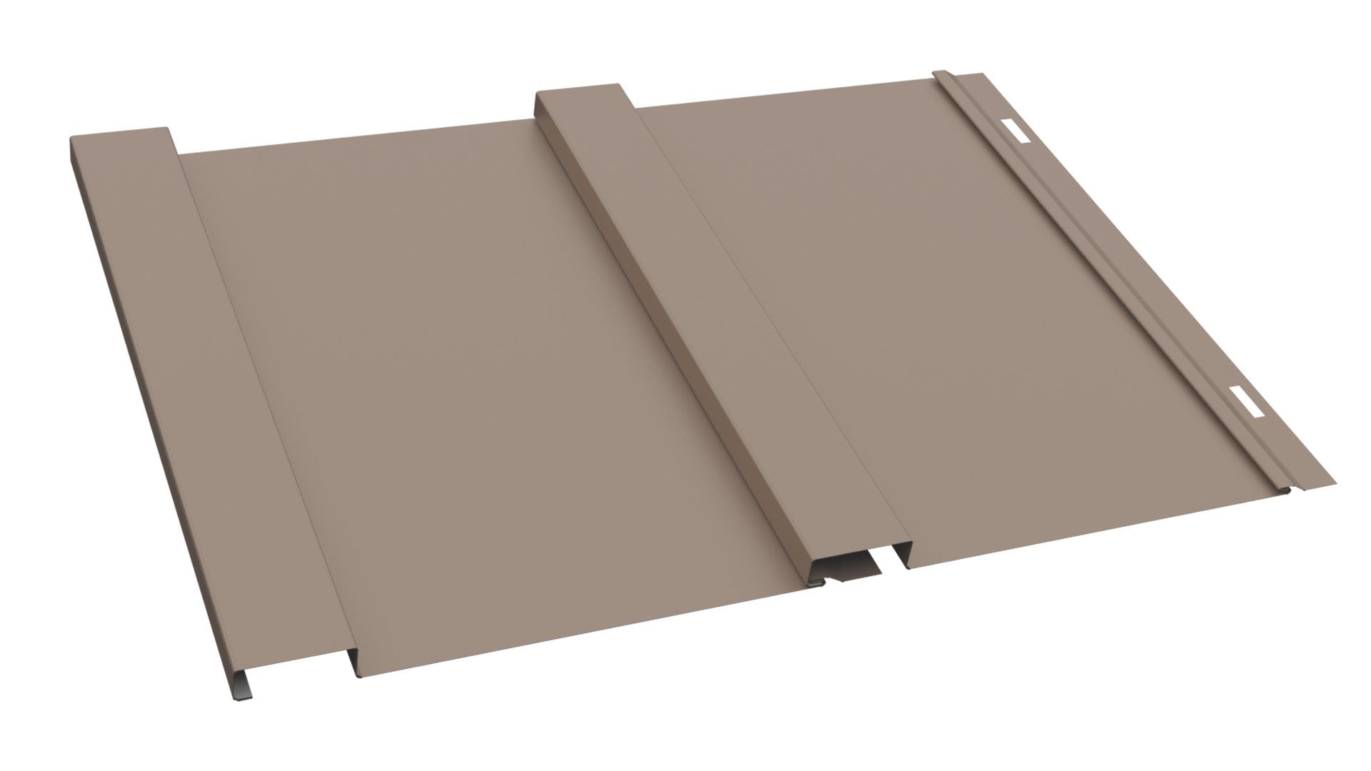 Metal Roofing, Siding, and Wall Panels in Desert Tan