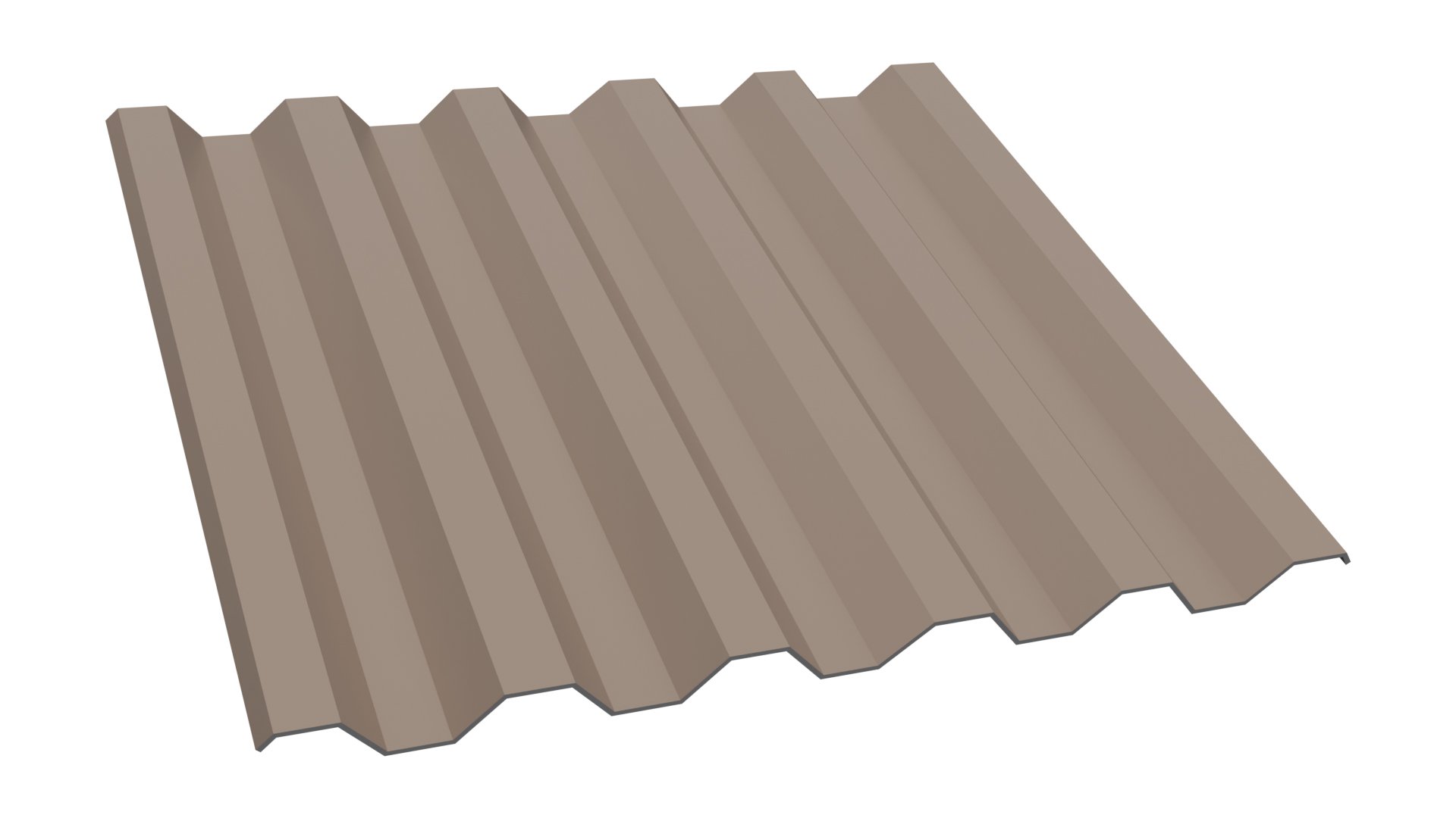 Metal Roofing, Siding, and Wall Panels in Desert Tan