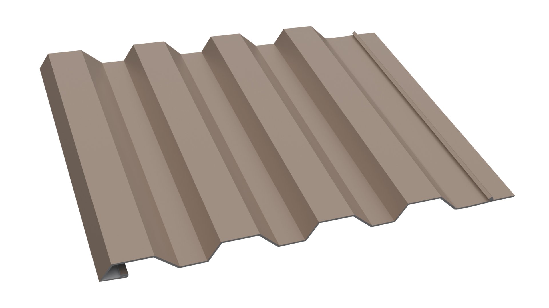Metal Roofing, Siding, and Wall Panels in Desert Tan