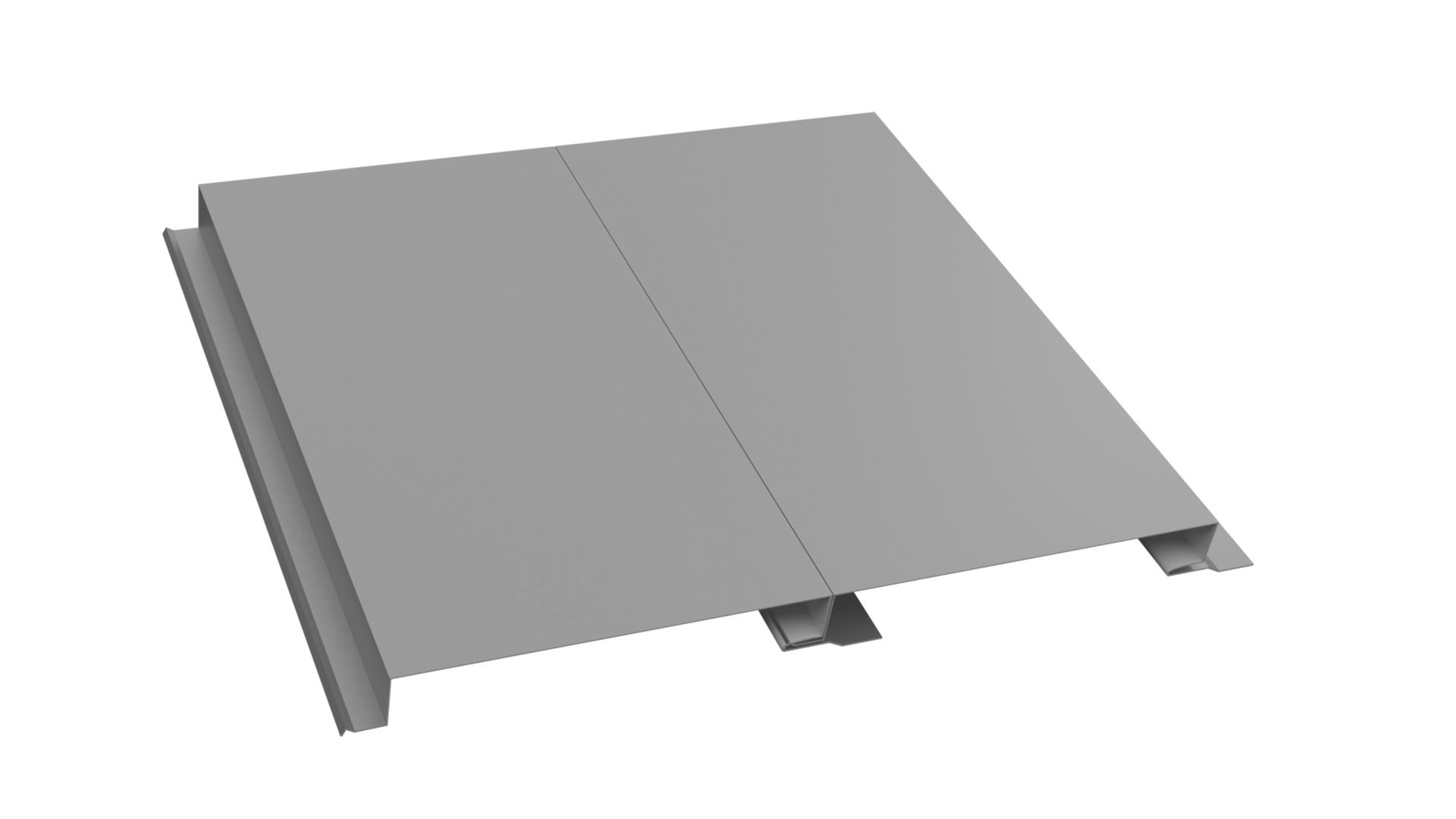 Metal Roof And Wall Panels In Dove Gray