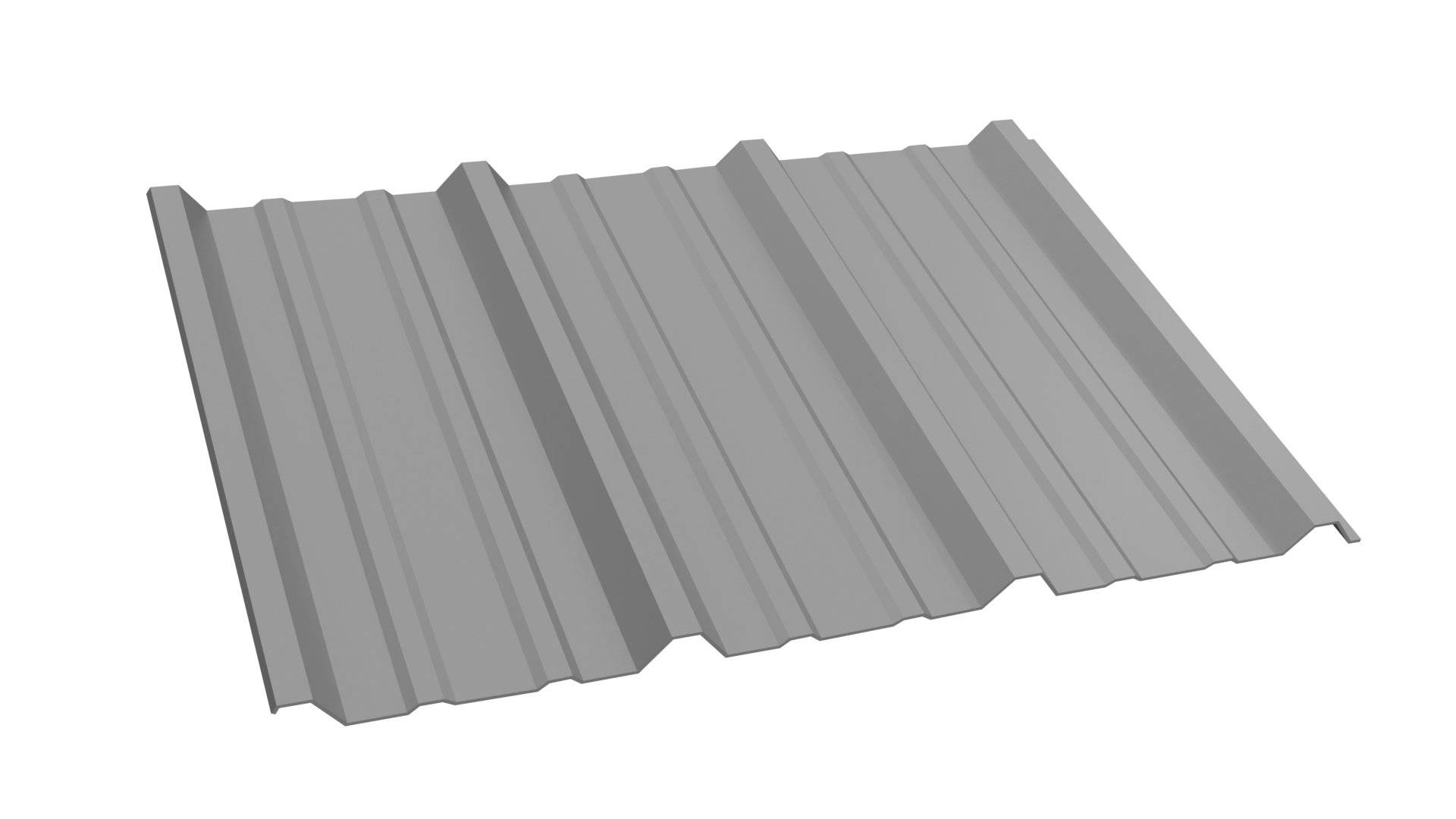 Metal Roof And Wall Panels In Dove Gray