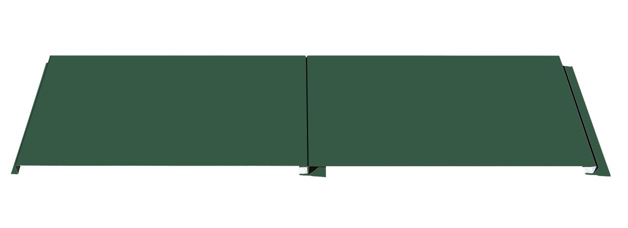 T-Groove® Metal Flush Wall & Soffit Panels in Evergreen