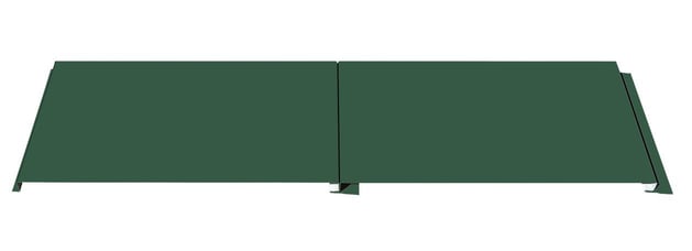 T-Groove® Metal Flush Wall & Soffit Panels in Evergreen