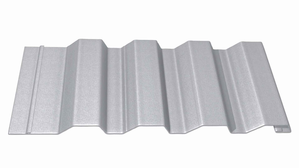 Buy Western Wave® Metal Rigid Wall Panel in Galvalume® AZ55