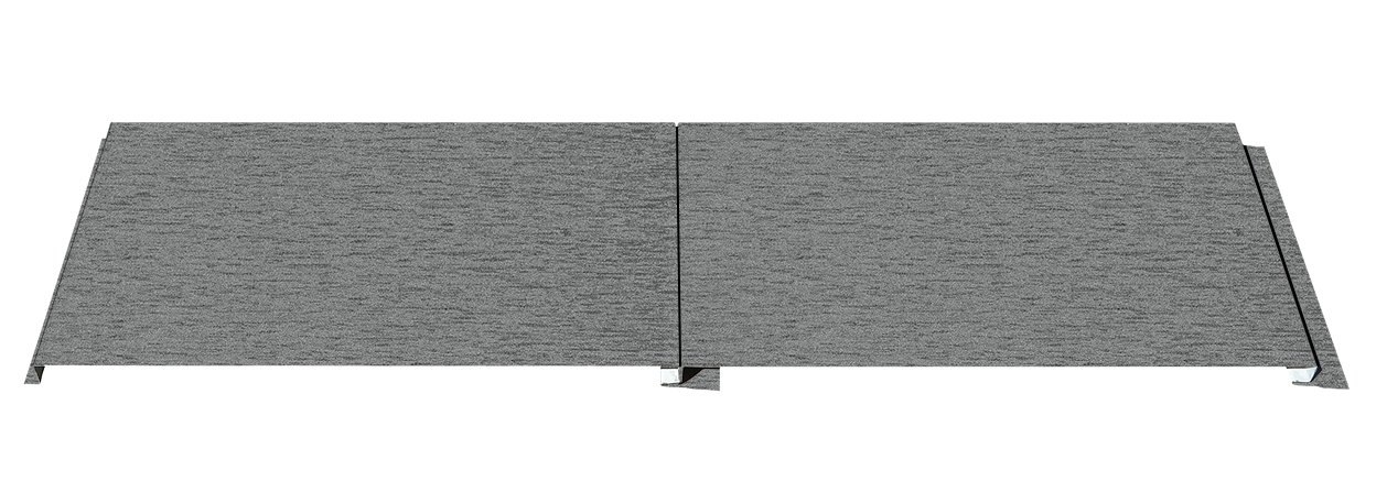 Available Metal Roof & Metal Wall Panels In Gray Zinc Matte®