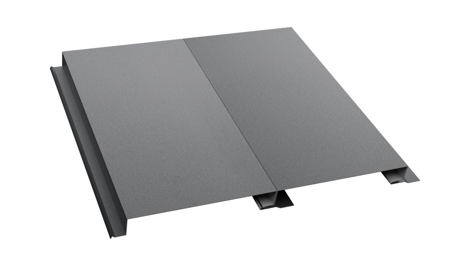 Available Metal Roof & Metal Wall Panels In Gray Zinc Matte®