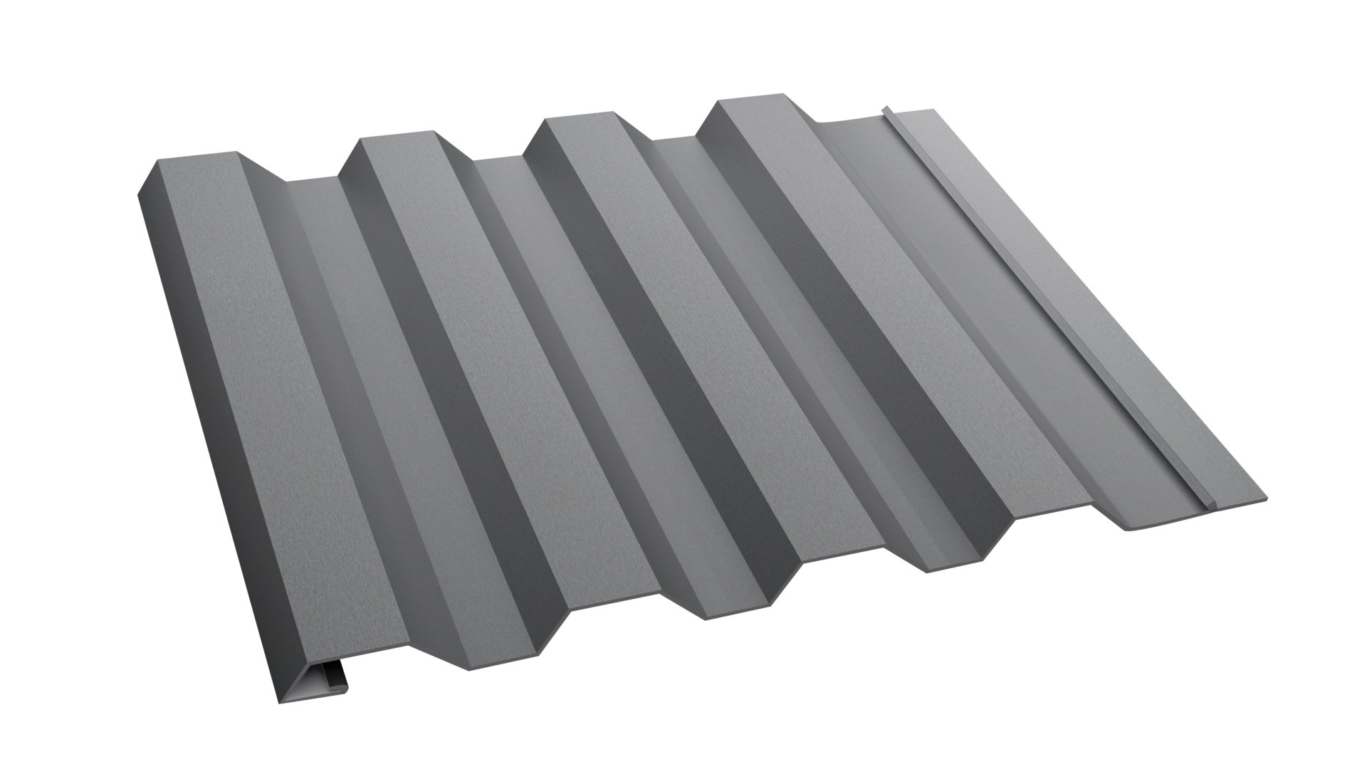 Available Metal Roof & Metal Wall Panels In Gray Zinc Matte®