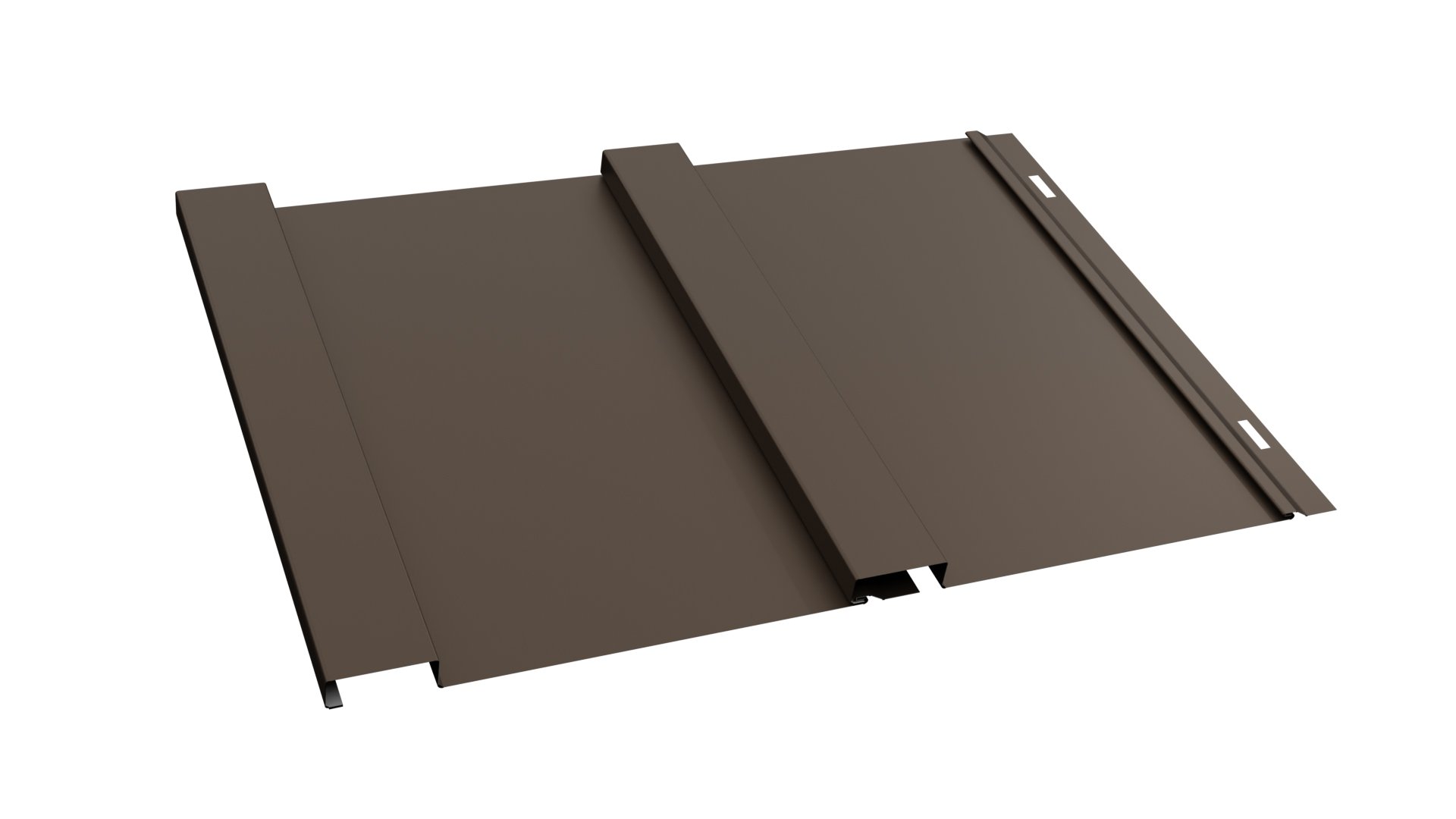 Metal Roofing, Siding, and Wall Panels in Mansard Brown