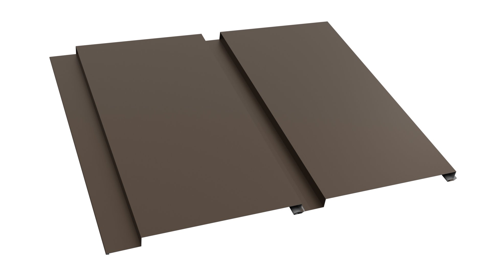 Metal Roofing, Siding, and Wall Panels in Mansard Brown