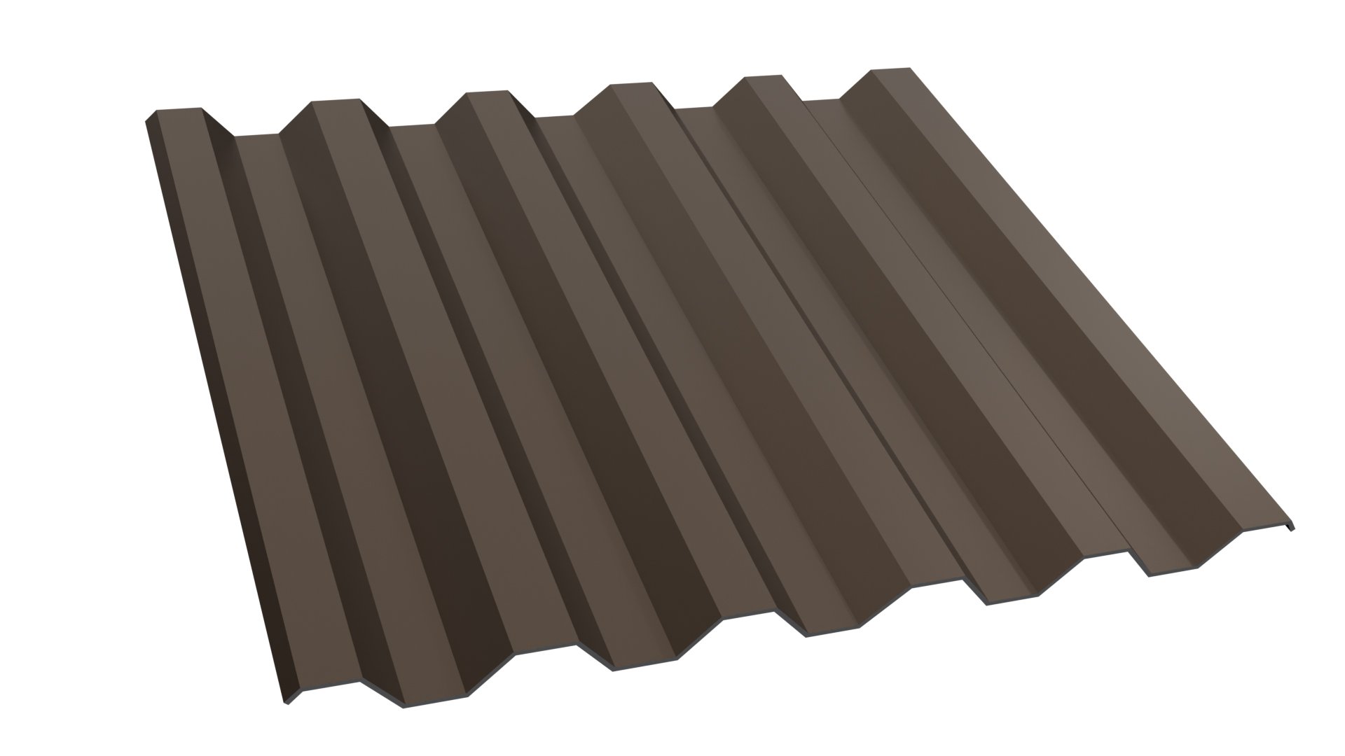 Metal Roofing, Siding, and Wall Panels in Mansard Brown