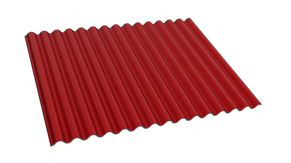 Metal Roofing, Siding, and Wall Panels in Regal Red