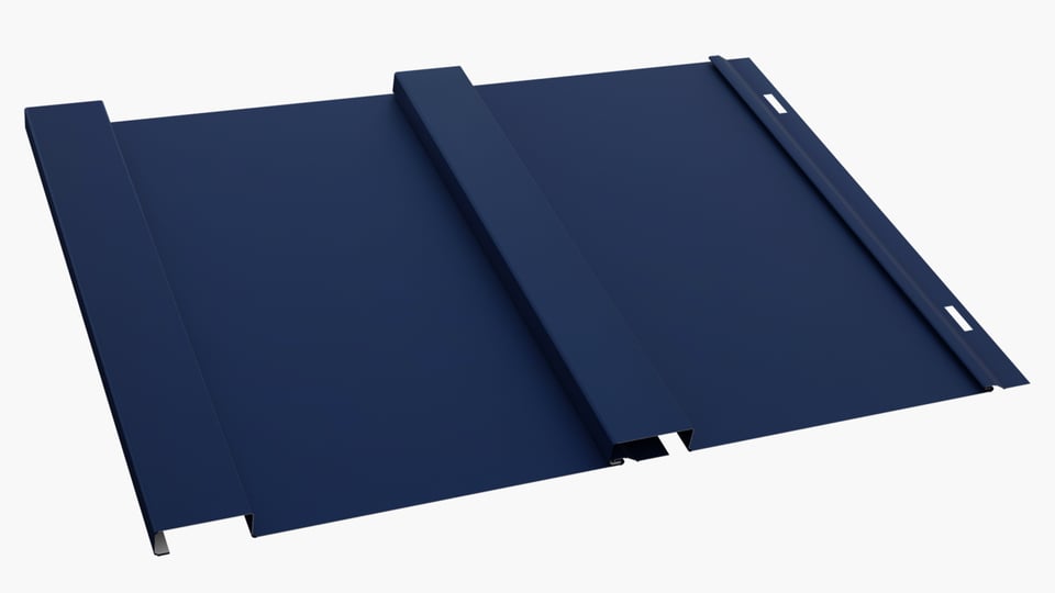Metal Roofing, Siding, and Wall Panels in Royal Blue
