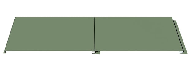 T-Groove® - Sage Green® Metal Roofing