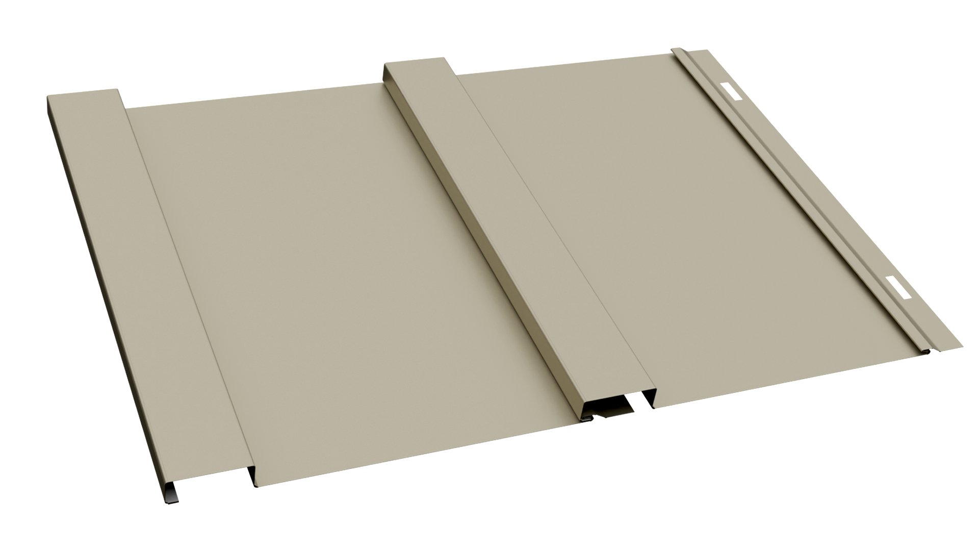Metal Roofing and Metal Wall Panels in a Sandstone Finish