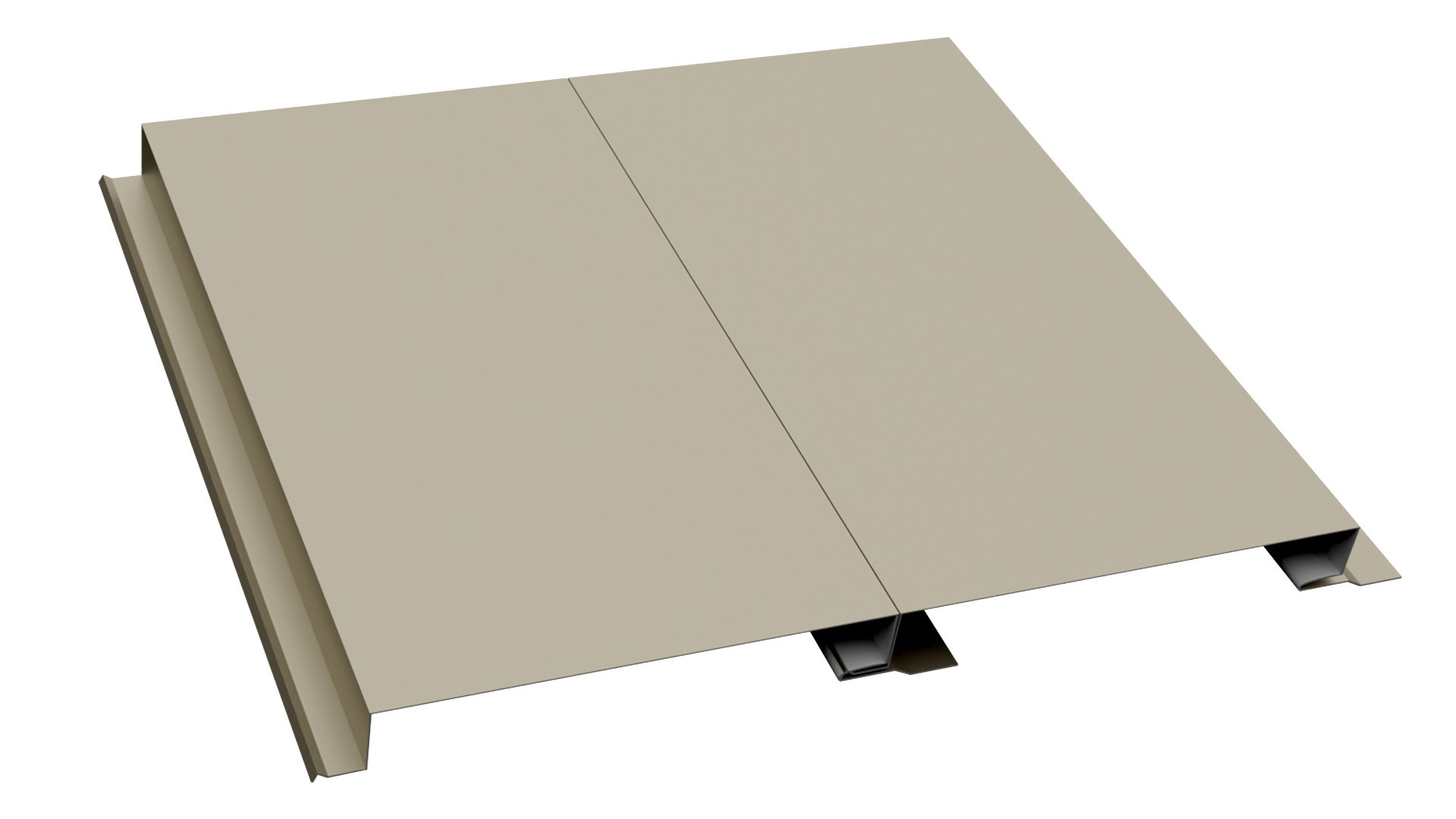 Metal Roofing and Metal Wall Panels in a Sandstone Finish