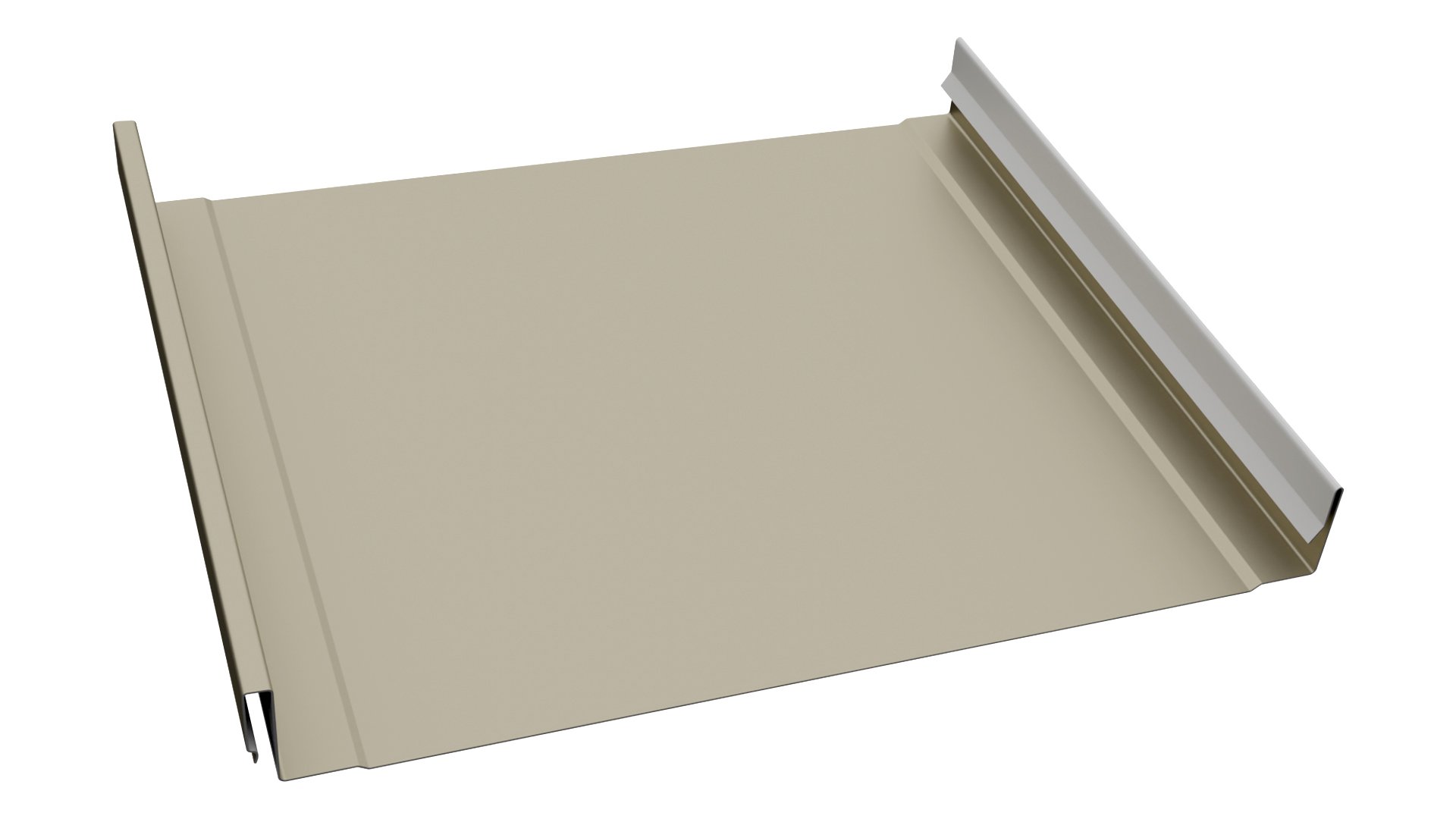 Metal Roofing and Metal Wall Panels in a Sandstone Finish