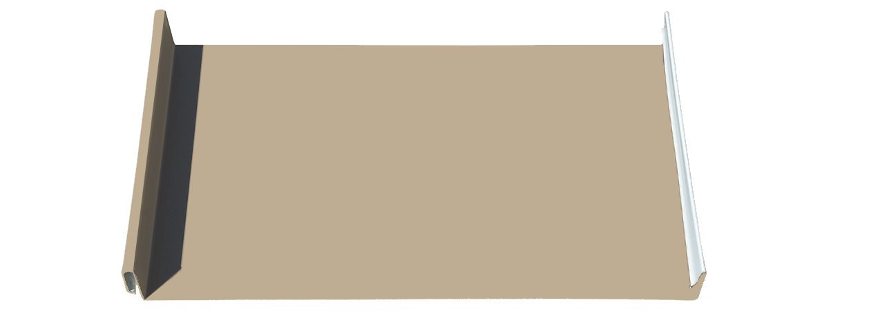 Sierra Tan Standing Seam Metal Roofing Panels Available