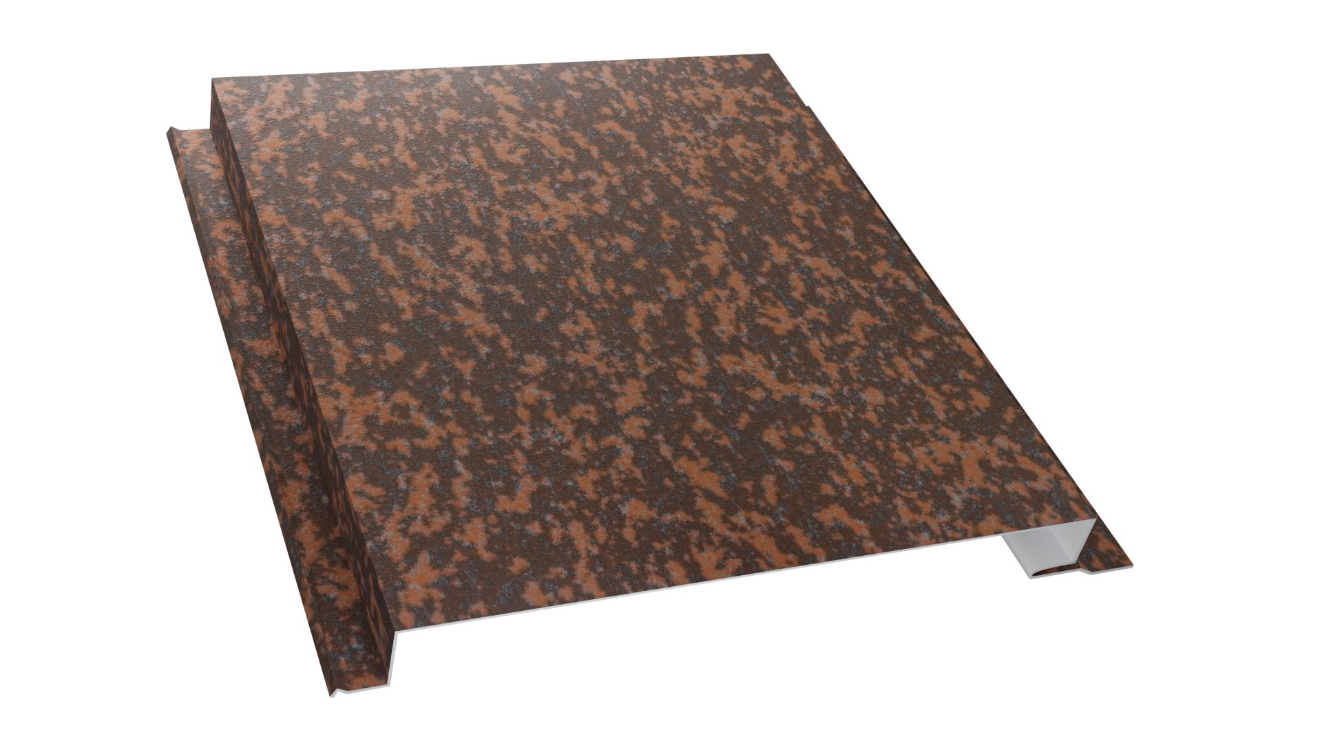 Speckled Blackened Copper Metal Roofing, Siding, and Wall Panels