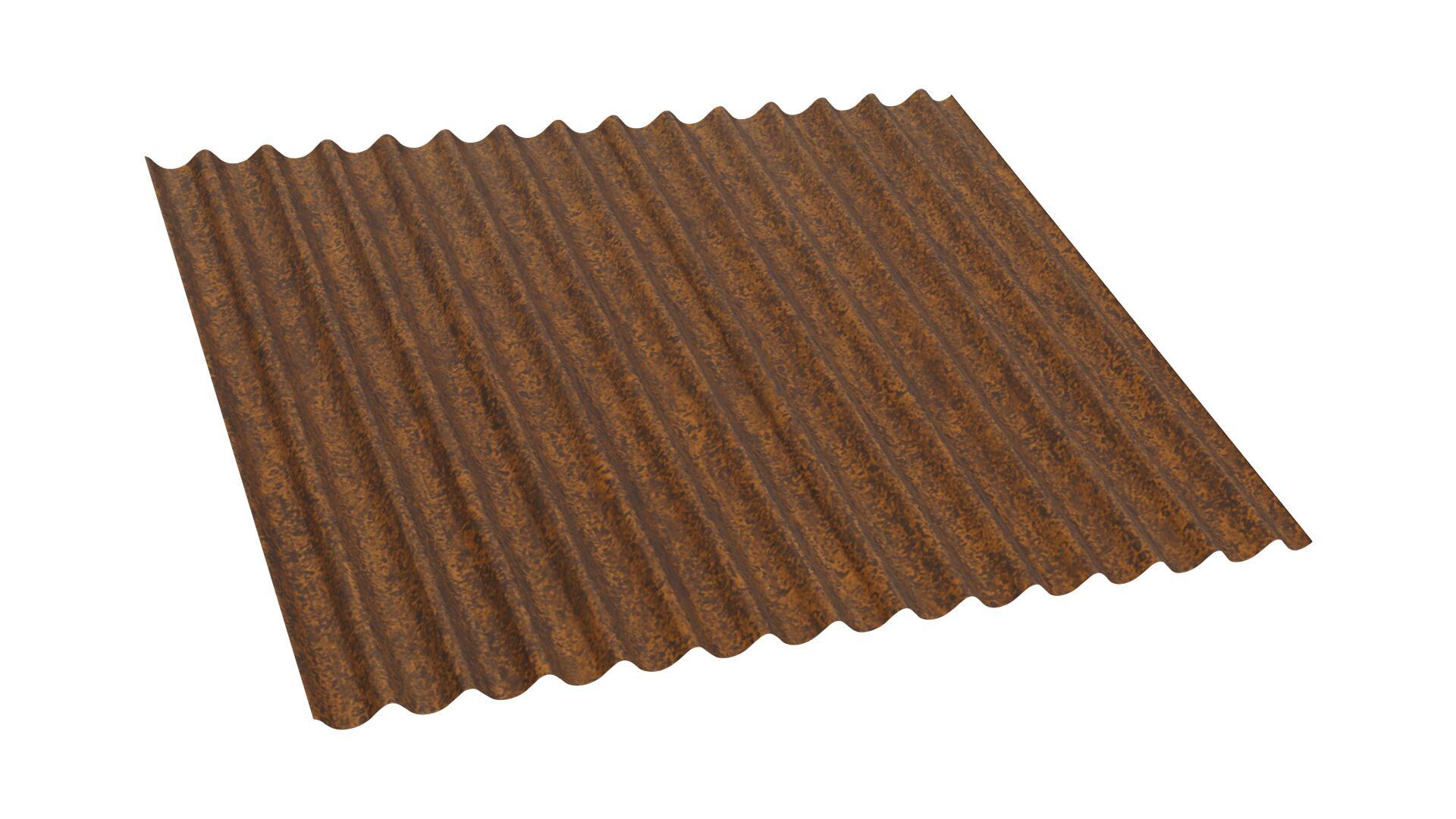 Speckled Rust®. Painted To Look Like Orange and Brown Rust