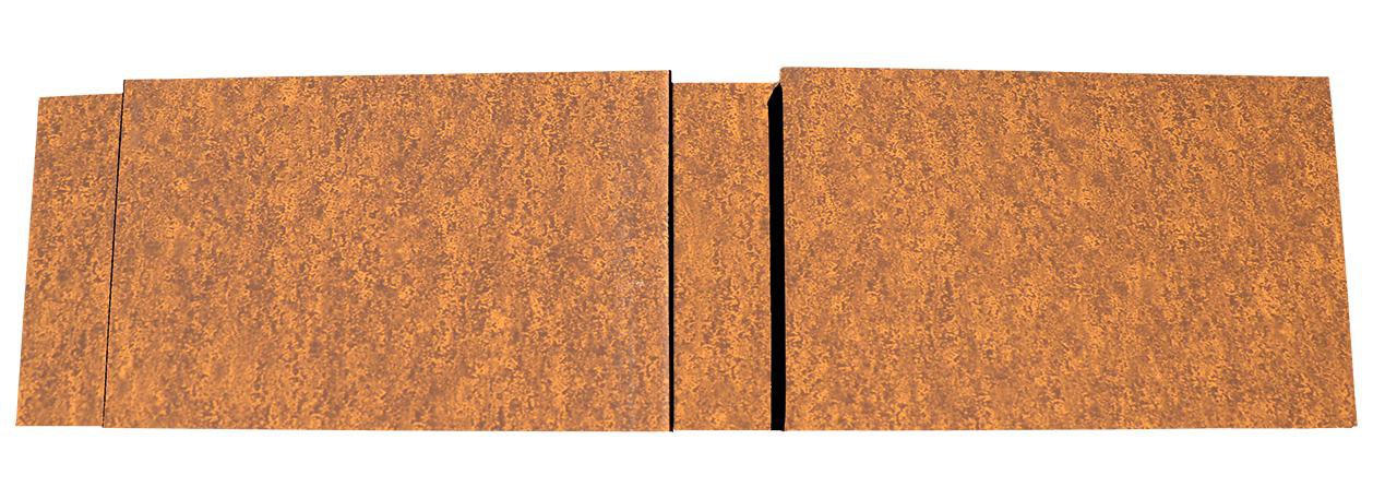 Speckled Rust®. Painted To Look Like Orange and Brown Rust