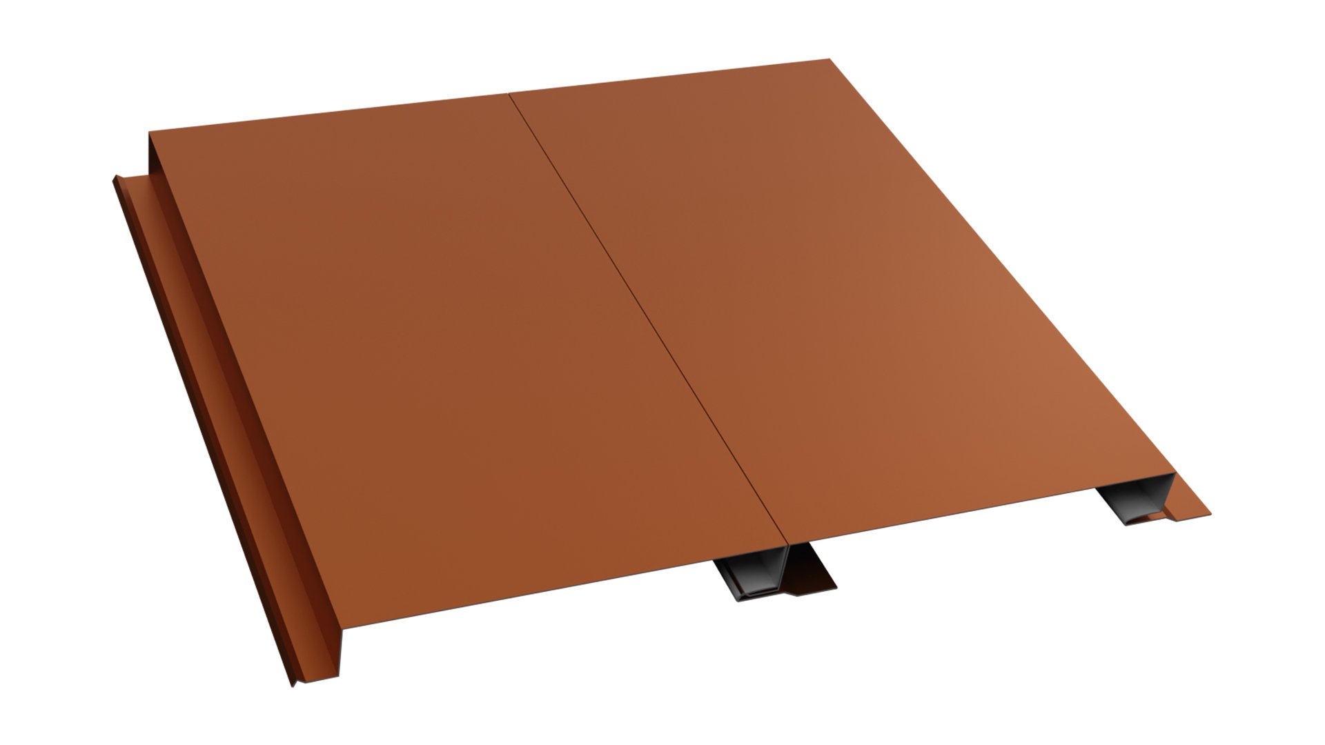 Metal Roofing, Siding, and Wall Panels in Terra Cotta