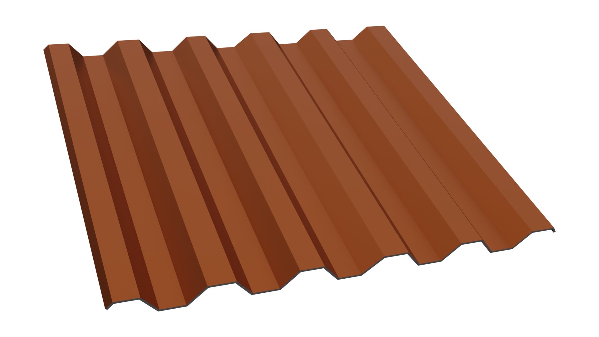 Metal Roofing, Siding, and Wall Panels in Terra Cotta