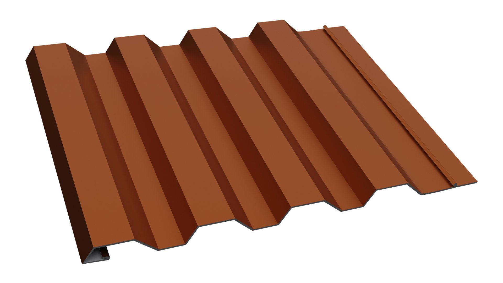 Metal Roofing, Siding, and Wall Panels in Terra Cotta