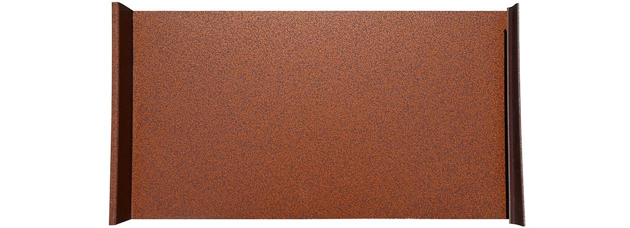 Weathered Metallic®. Painted Panel Designed To Look Like Rusted Roofing