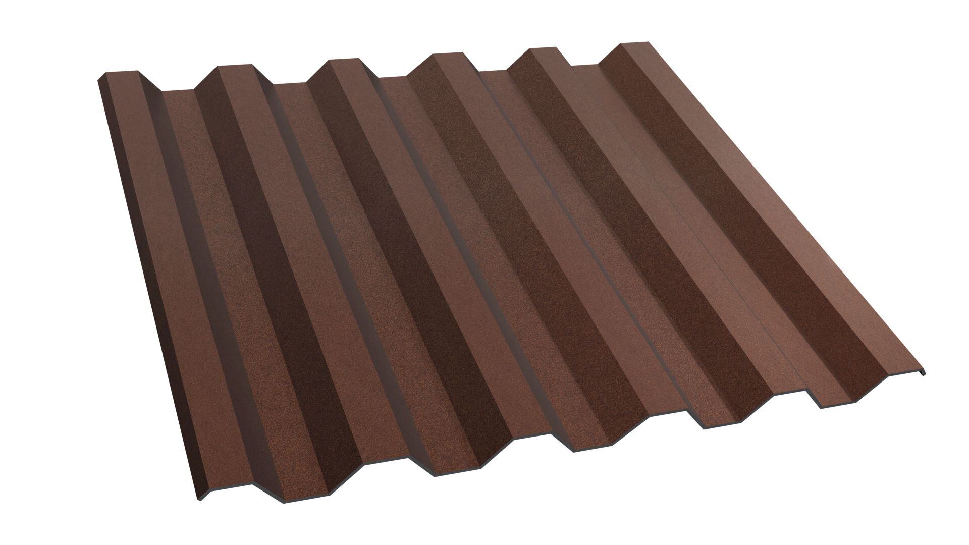 Weathered Rustic®. Painted Panel Designed To Look Like Rusted Roofing