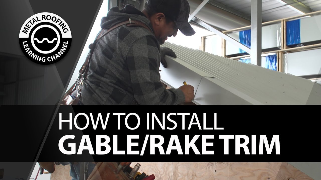 Part #WS-16-UGF Universal Gable Flashing for Corrugated Metal Roofing