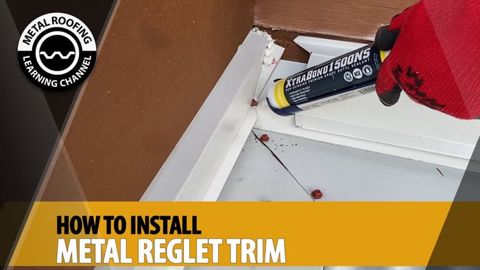 Part #WS-429 Reglet Flashing for Western Lock® Standing Seam