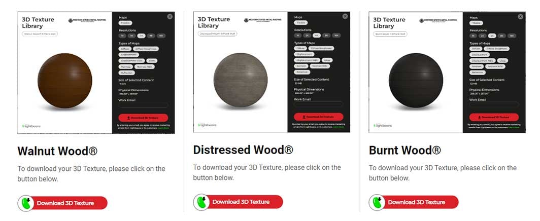 3D Textures For Metal Roofing & Metal Siding Panels