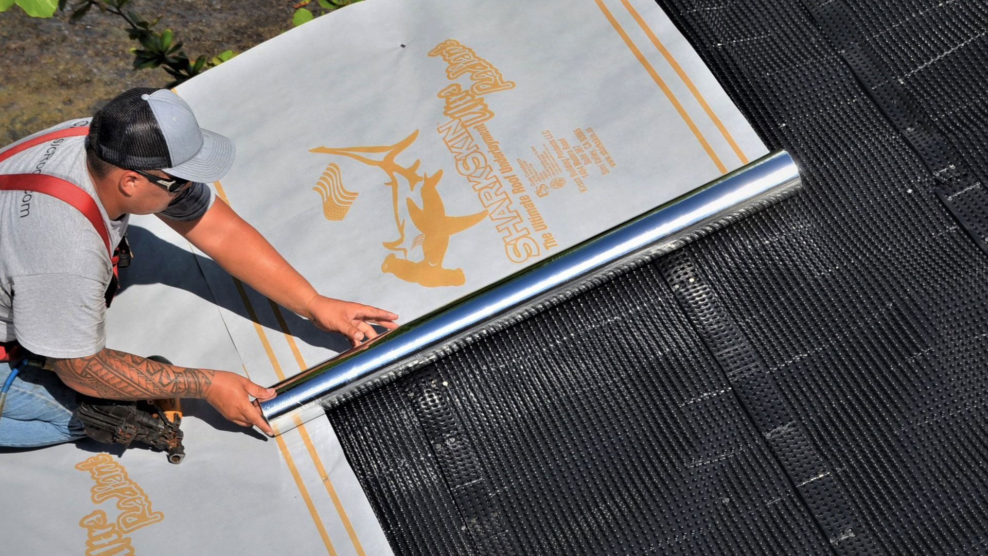 Sharkskin Ventilated Roof Mat®: Sharkskin® Roof Underlayment