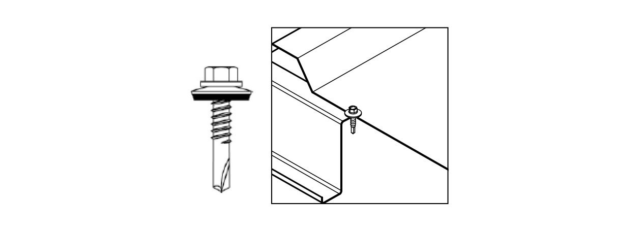 Fasteners For Metal Roofing and Siding